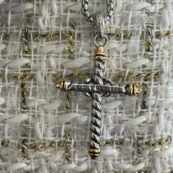 David Yurman | Jewelry | David Yurman X Cross Pendant Necklace In ...